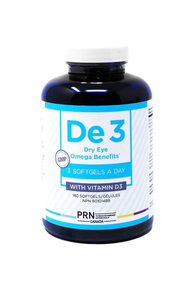 PRN De3 Dry Eye Omega Benefits® - 180 Soft gels - Vitamins and Omega 3 ...